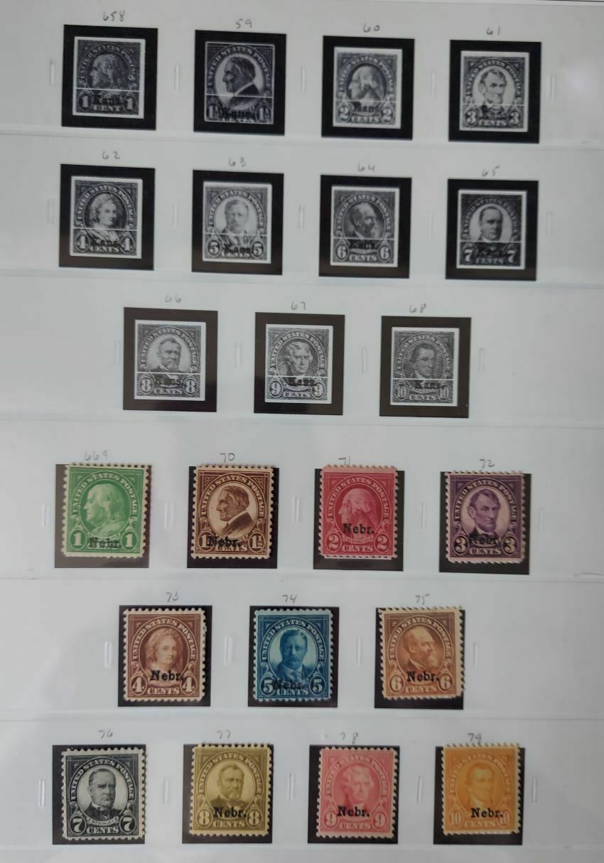 UNITED STATES COLLECTION, 8 Safe Hingeless albums 1861-2007 Scott ...