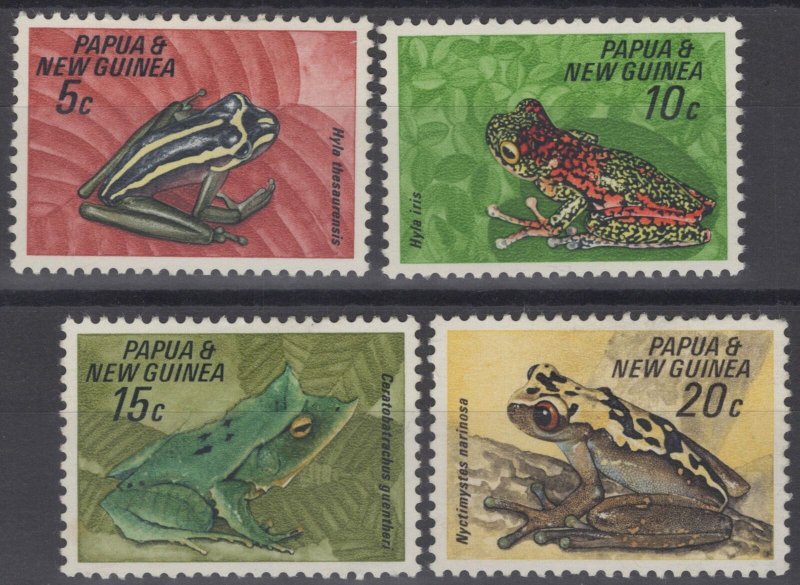 ZAYIX Papua New Guinea / PNG 257-260 MH Frogs / Amphibians 060422S74 ...