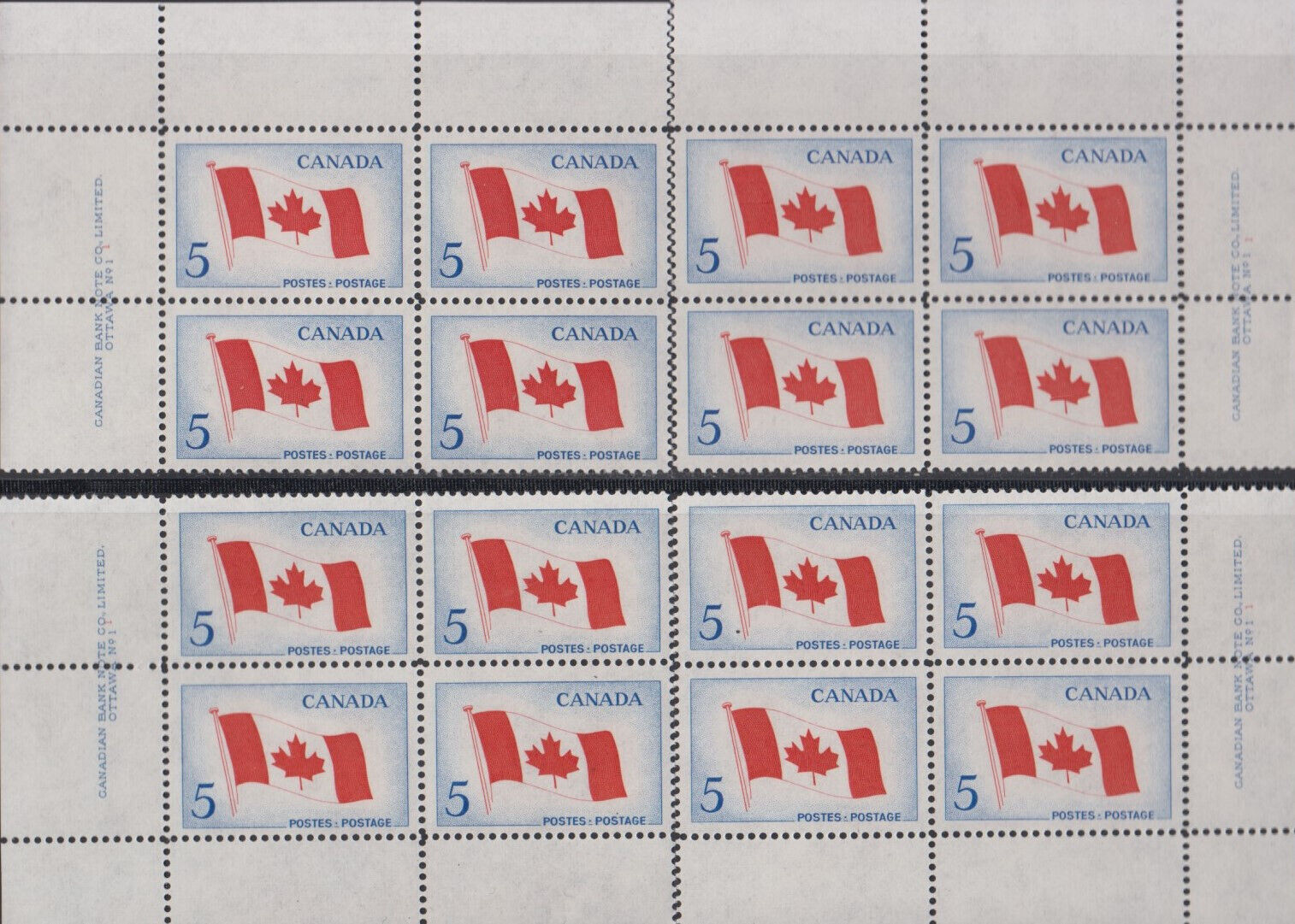 Canada UNITRADE # 439 Plate 1 MNH Match set | Canada, Stamp / HipStamp