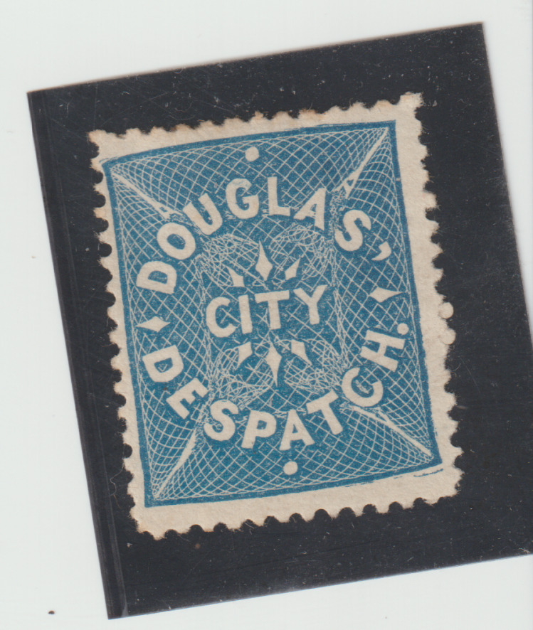 US Scott #59-L2 MHROG 1879 US Local Blue Douglas City Despatch | United ...