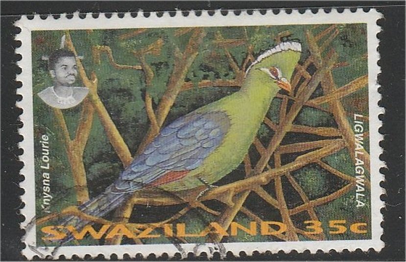 SWAZILAND, 1995, used, 35c, Lourie Scott 648 | Africa - Swaziland ...