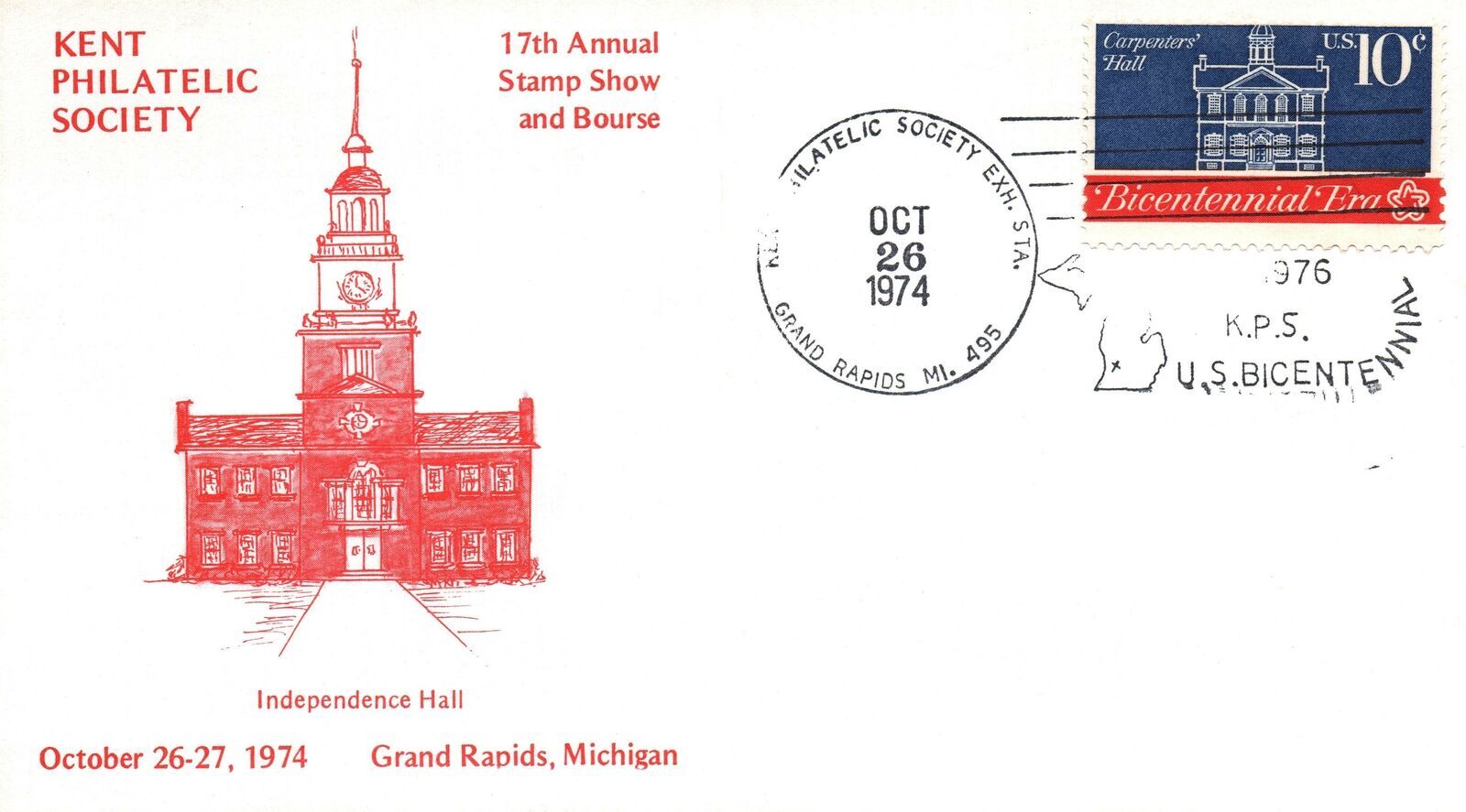 Kent Philatelic Society 17th Annual Stamp Show & Bourse Cachet at Grand ...