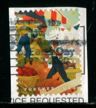 5401 (55c) State & County Fairs SA, used on paper | United States ...