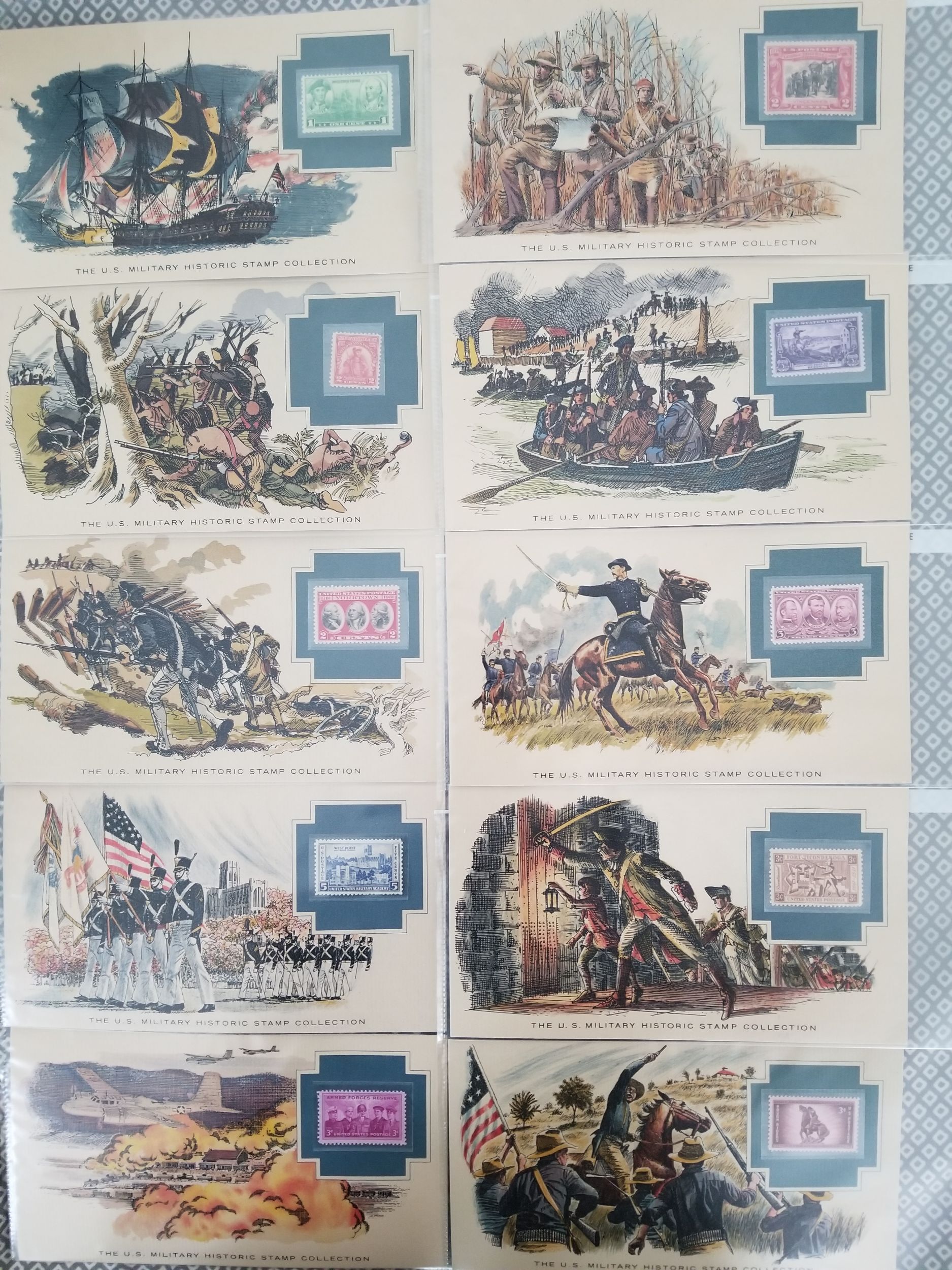 The U.S. Military Historic Stamp Collection - by The American Military ...