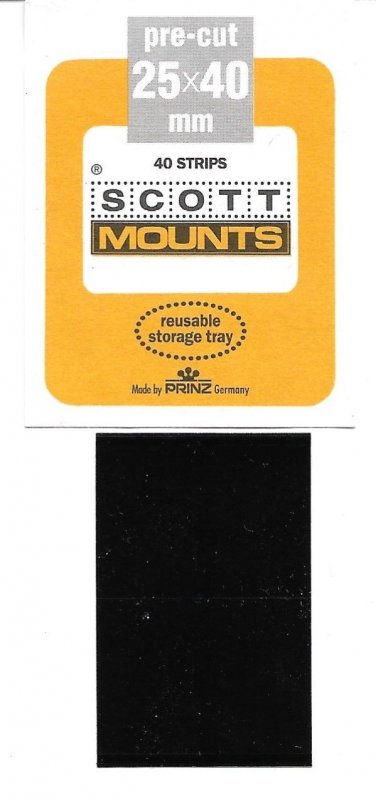 40 Pre-cut 25X40mm Scott Mounts | Publications & Supplies - Supplies ...