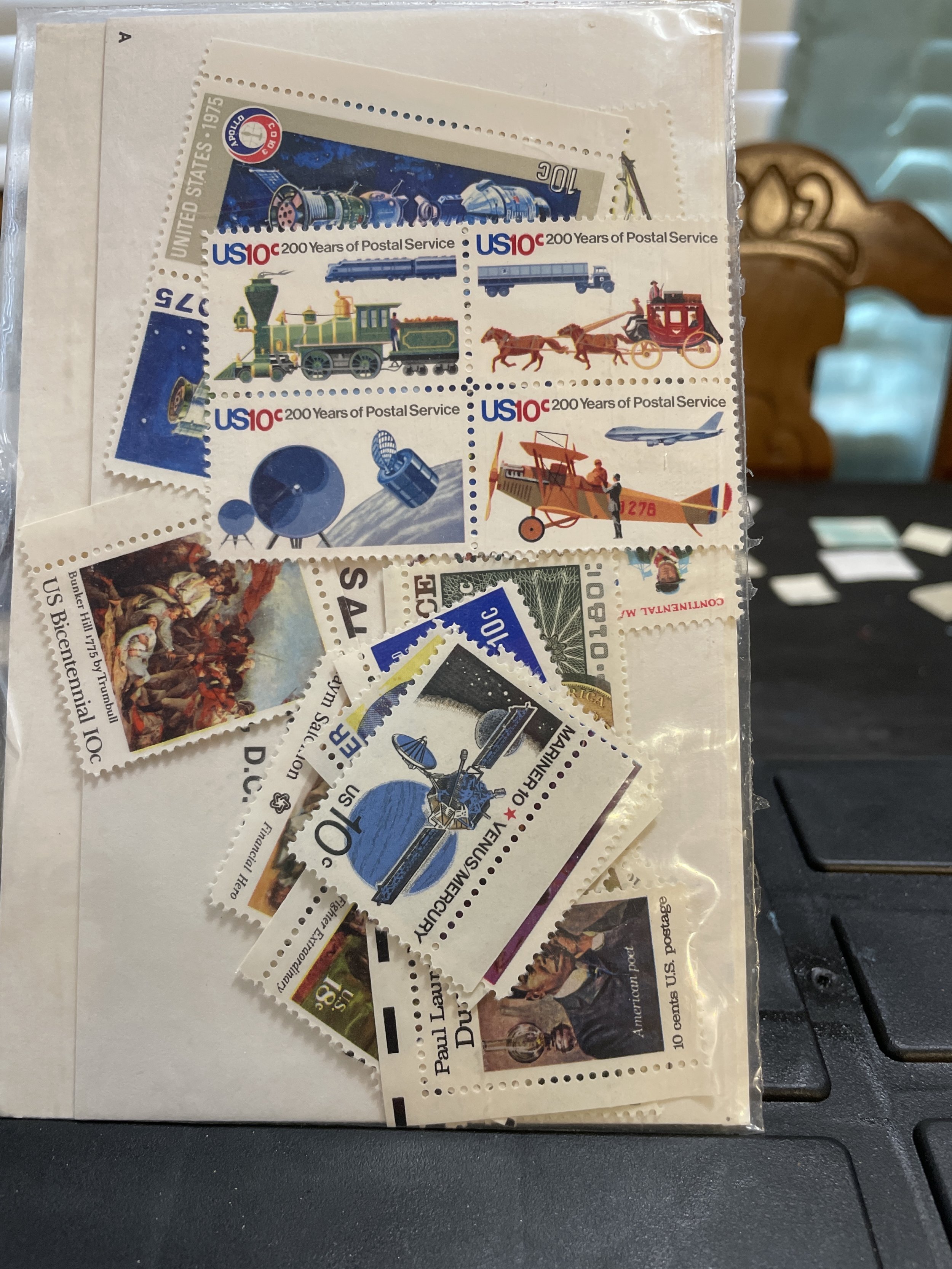 1975 US Commemorative Complete Set #1553-1580. All stamps in original ...