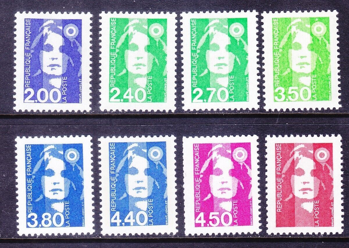 France 2333-40 MNH 1993-96 Marianne Set of 8 Very Fine | Europe ...