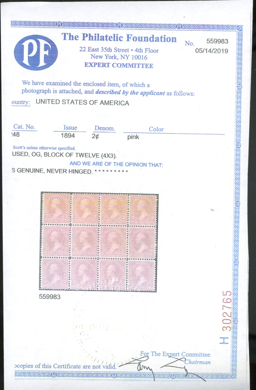 U.S. #248 Mint Single With PF Cert(Copy) OG NH | United States, General ...