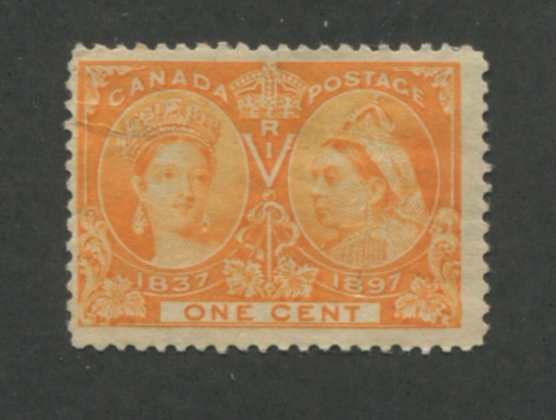 1897 Canada 1 Cent Jubilee Queen Victoria Postage Stamp #51 Catalogue ...