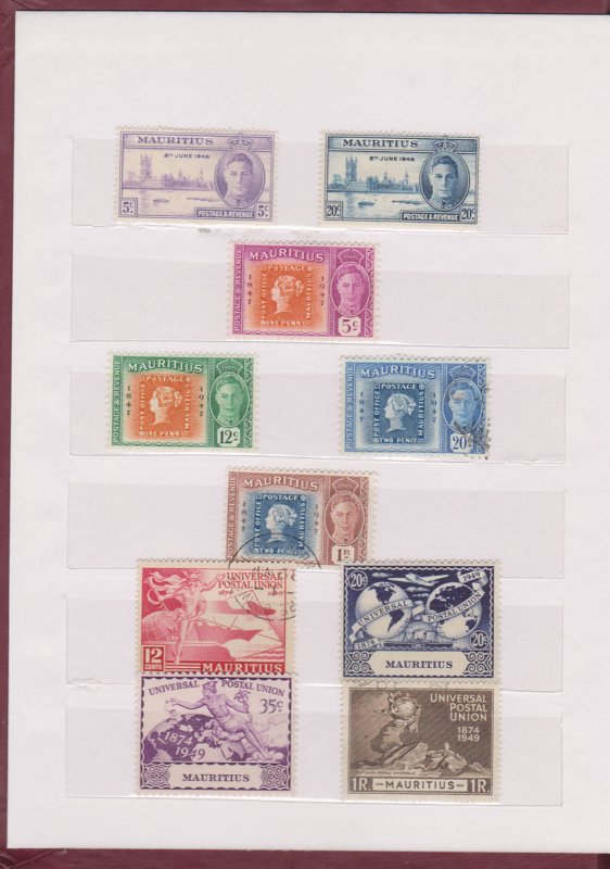 Collection of Mauritius Stamps in Small Stock Book - 64 Stamps | Africa ...