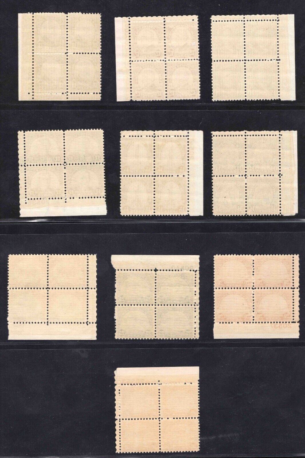 US Stamps #692-701 Plate Blocks Mint OG NH LOT #78976 | United States ...