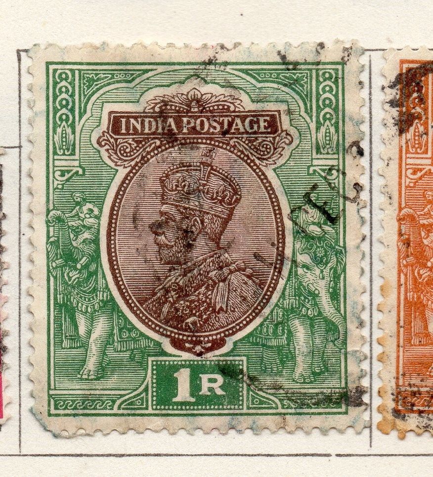 India 1926-29 Early Issue Fine Used 1R. 269120 / HipStamp