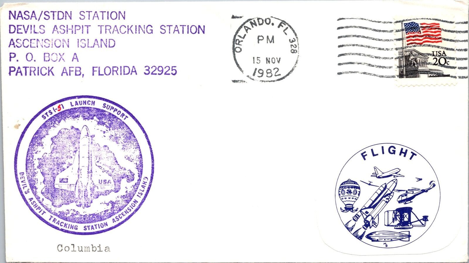 Nov 15 1982 - STS 5 Launch Support / NASA - Orlando, FL - F36549 ...