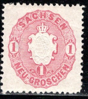 German States Saxony Scott # 17, mint hr | Europe - Germany & Colonies ...