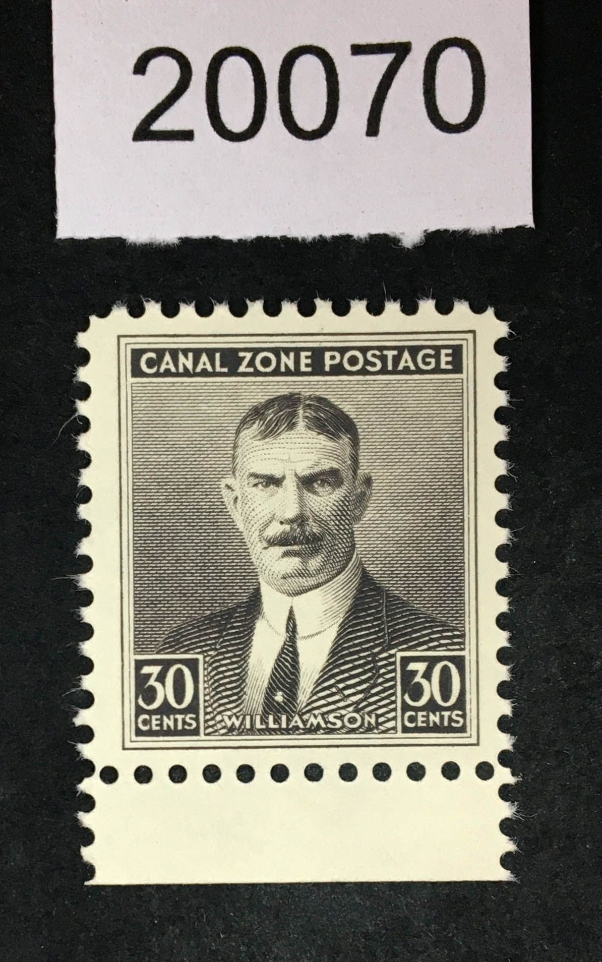 US Stamps Canal Zone # 113 DRY Printing Dull GUM Mint OG NH $ LOT ...