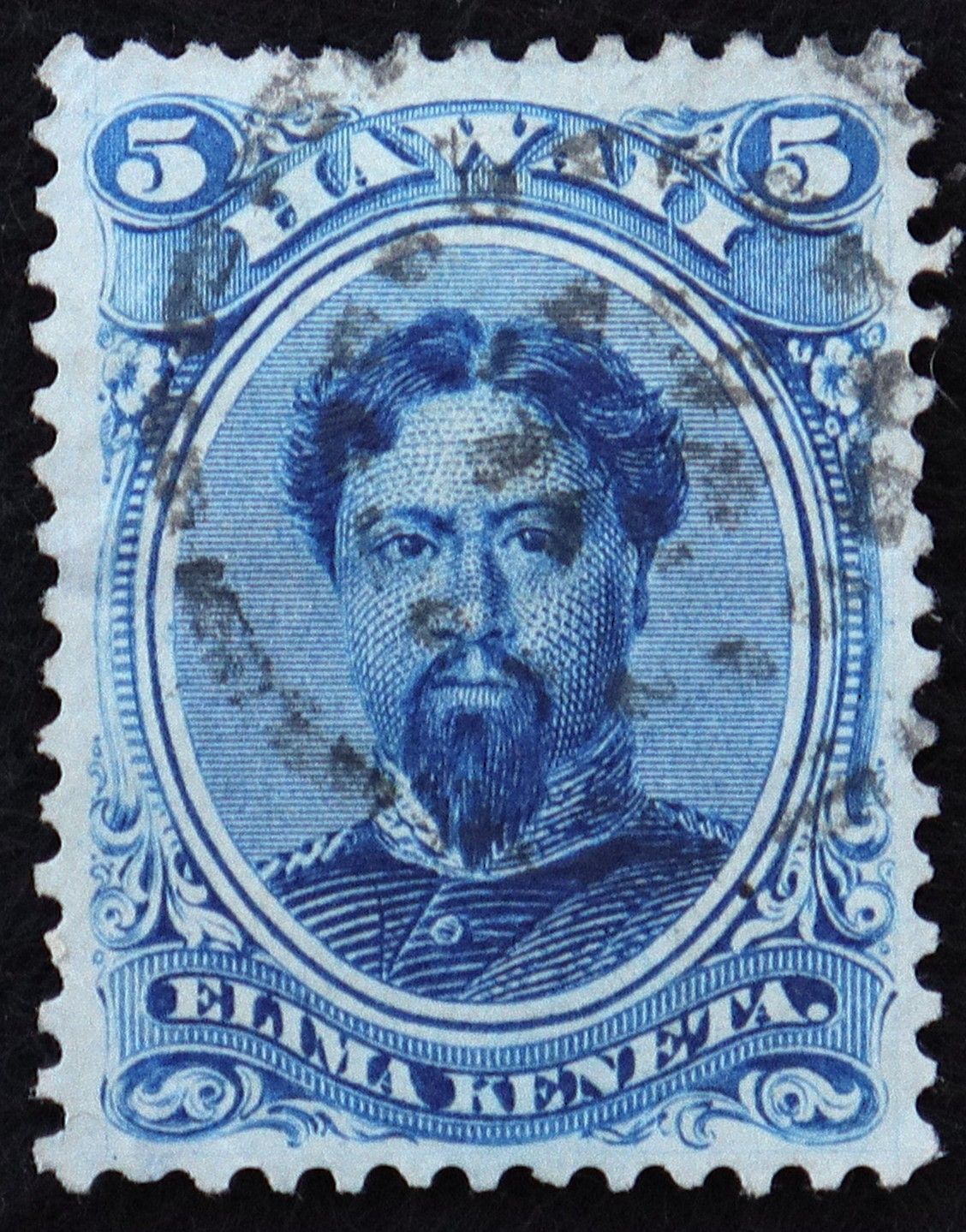 Hawaii Used Stamp #32 5c Elima Keneta. Superb Appearing (minor faults ...