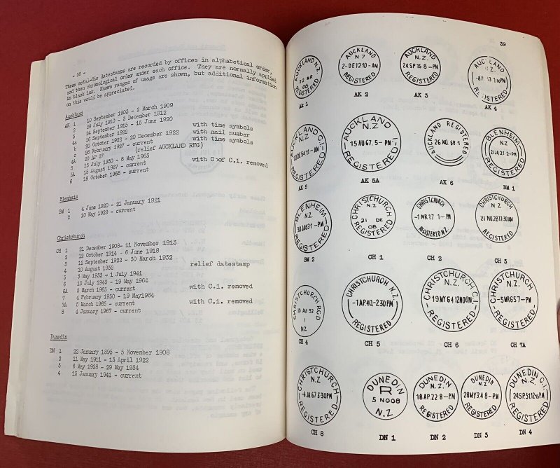 New Zealand Registered Mail Markings, by Rev. A. Voyce, Postal History ...