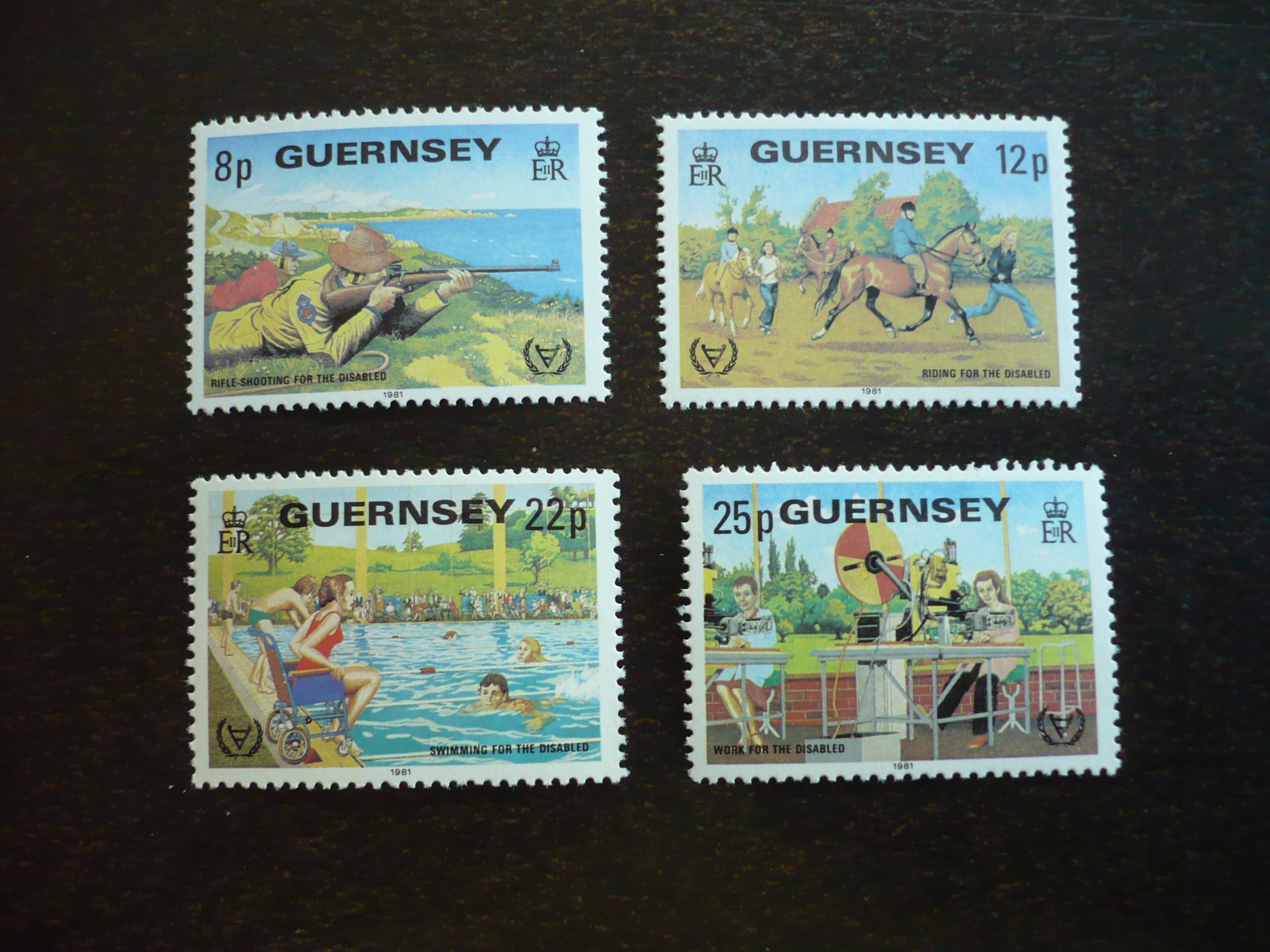 Stamps - Guernsey - Scott# 232-235 - Mint Never Hinged Set of 4 Stamps ...