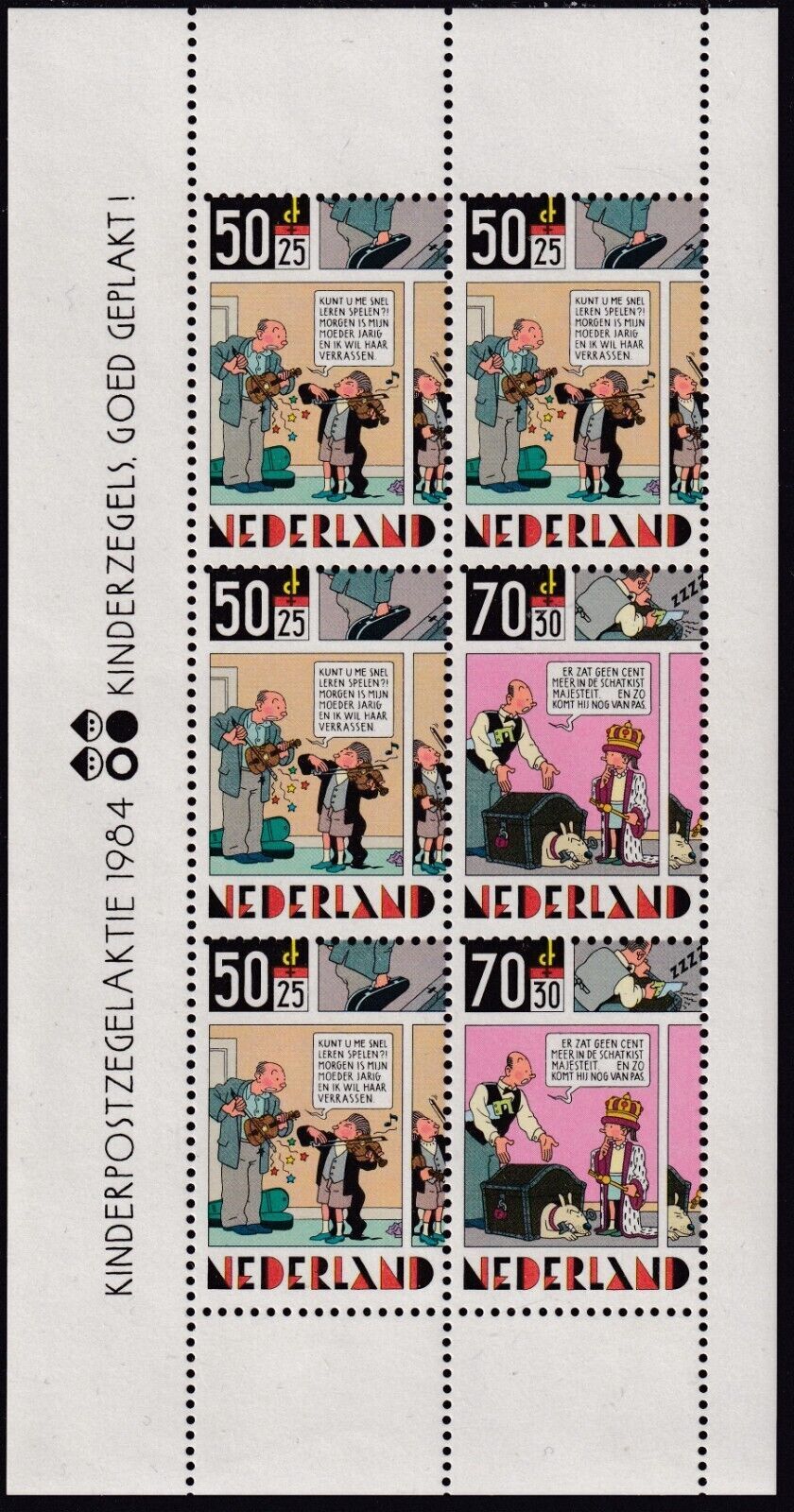 Sc# B610a Netherlands "Comic Strips" mini sheet MNH CV $4.00 | Europe ...