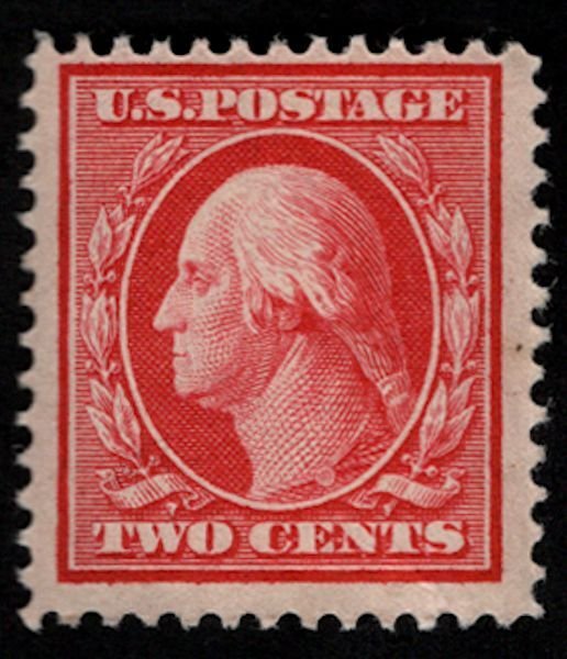 US #375 VF/XF mint never hinged, super fresh color and nicely centered ...