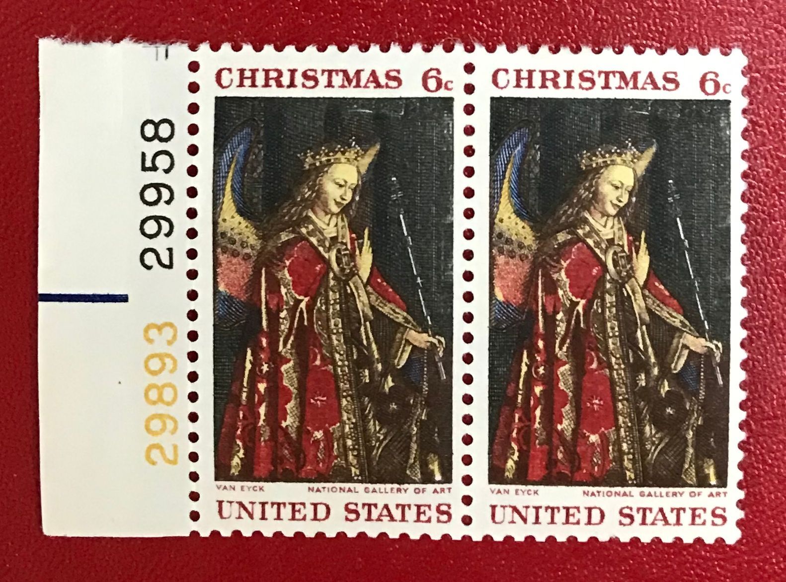 1968 US Sc 1363 MNH pair 6 cent Gabriel CV$.60 Lot 1763 | United States ...