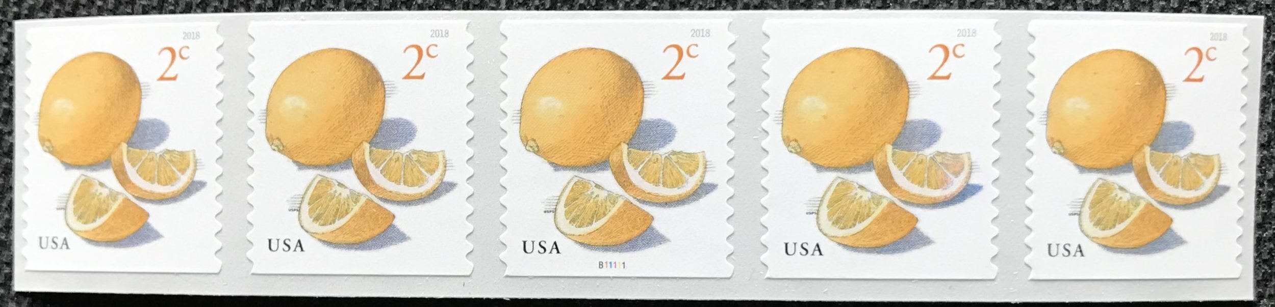 US MNH #5256 Coil PNC5 B11111 w/Back Number Meyer Lemons SCV $1.25 ...