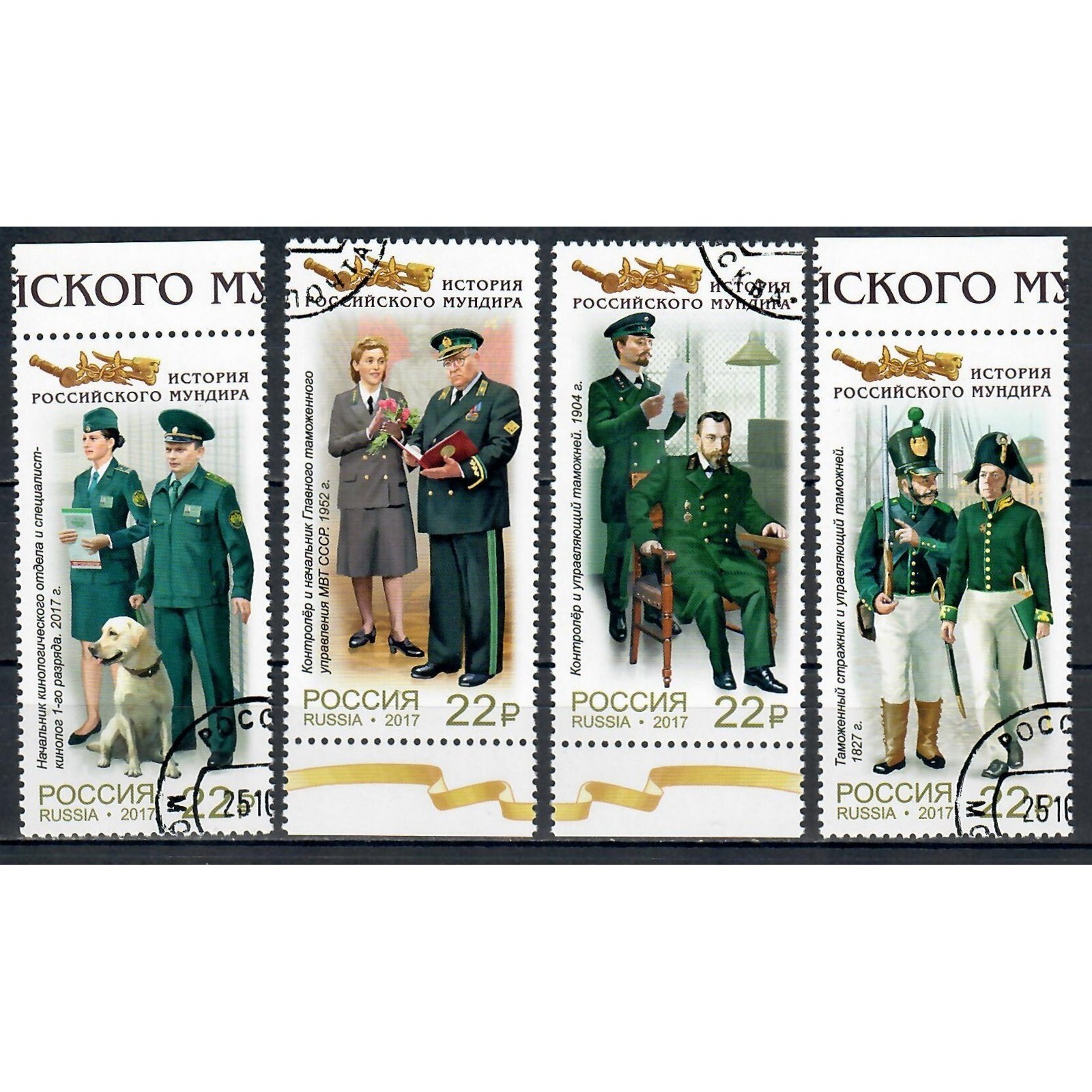 Russia 2017 The history of the Russian uniform. Uniforms of the customs ...