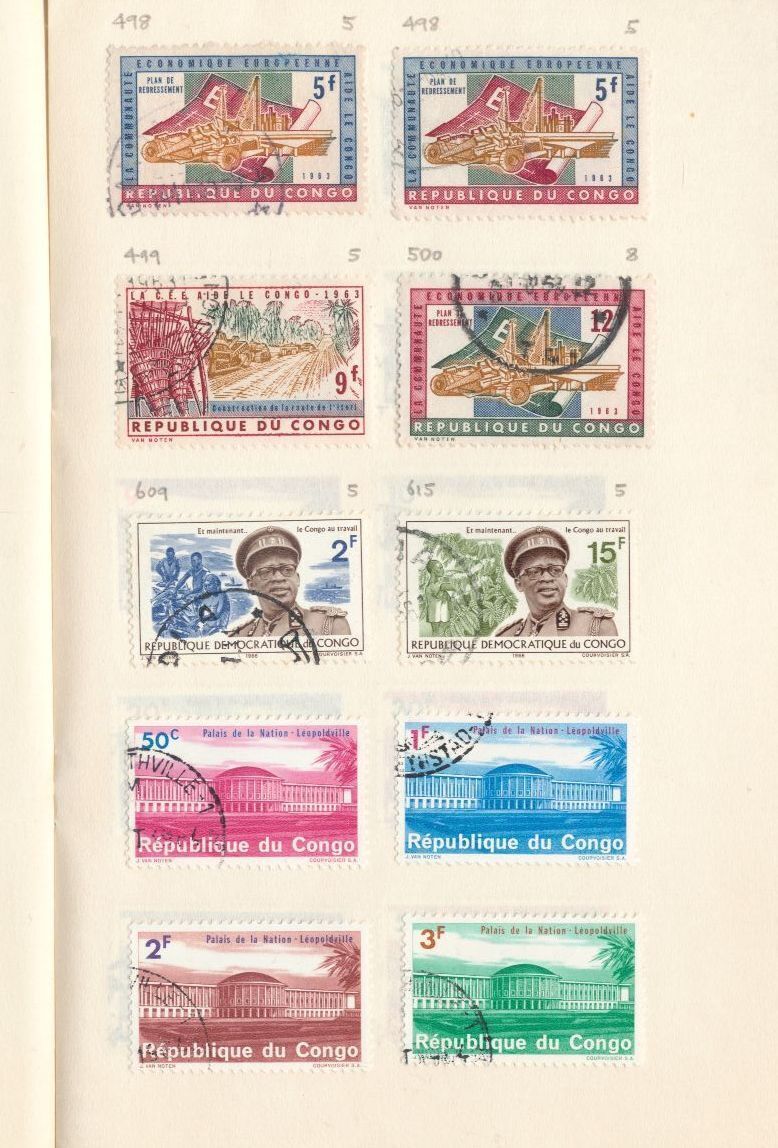 Belgium Congo Early/Mid M&U (Apx 80 Items) ZK1811 | Europe - Belgium ...