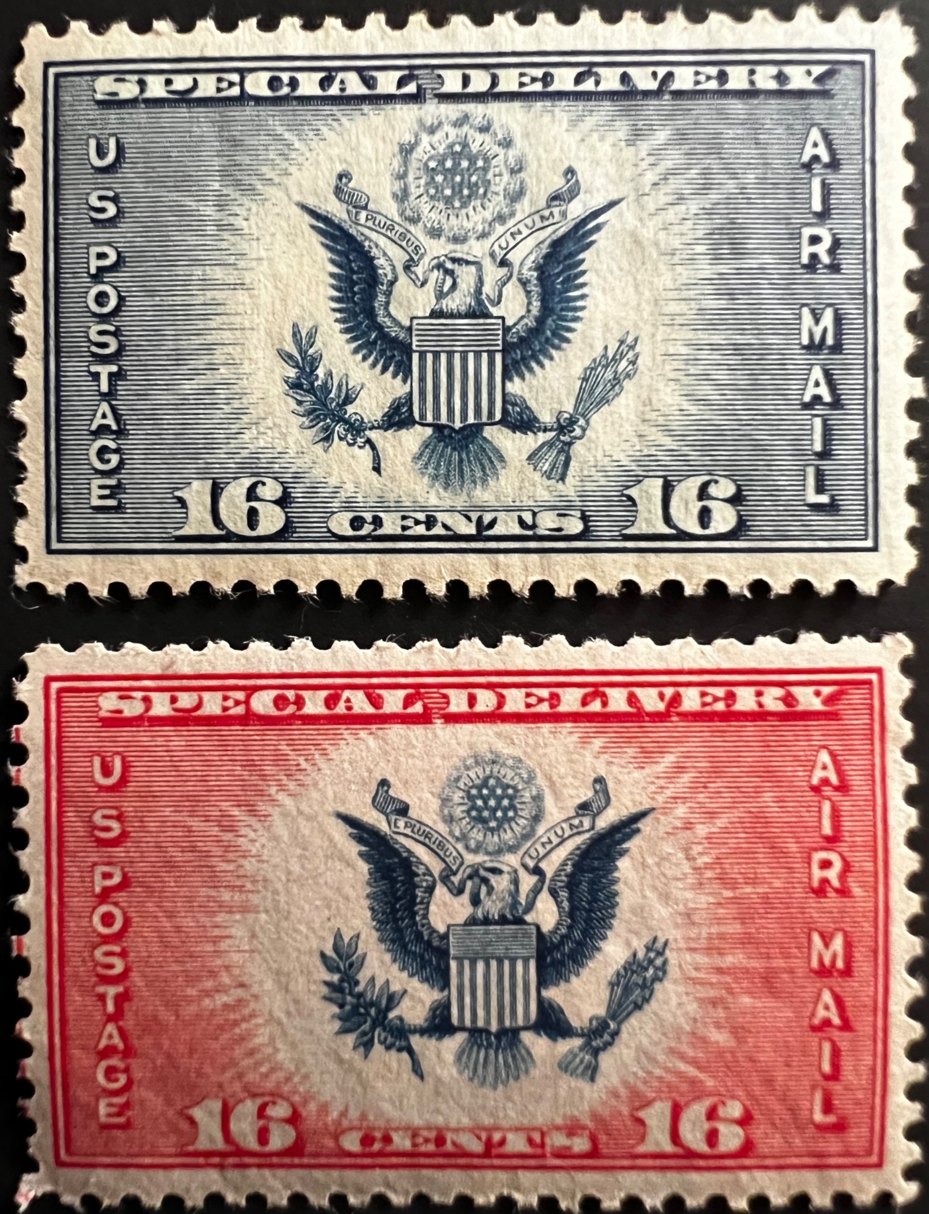 US Stamps # CE1 - CE2 Unused AirMail Special Delivery | United States ...