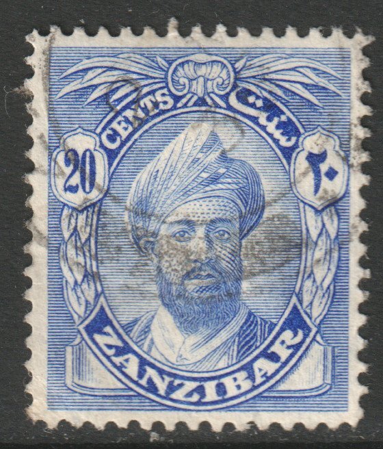 Zanzibar Scott 191 - SG306, 1926 Sultan 20c used | Africa - Tanzania ...