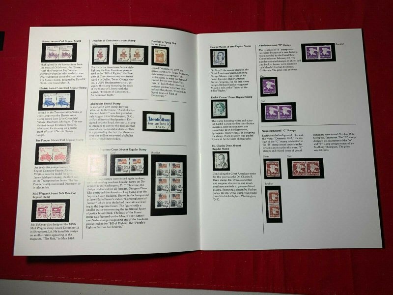 Mint 1981 Year Set in Original USPS Album - Definitive & Postal ...