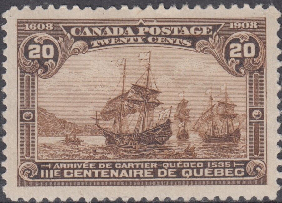 Canada UNITRADE HINGED # 103 ( z4 ) Quebec Tricentenary | Canada ...
