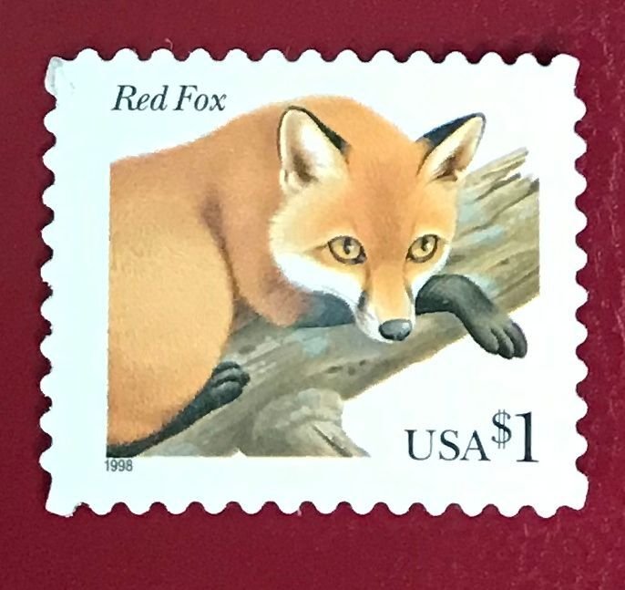 1996-2002 USA Scott 3036 MNH $1 dollar Red Fox Lot 977 | United States ...