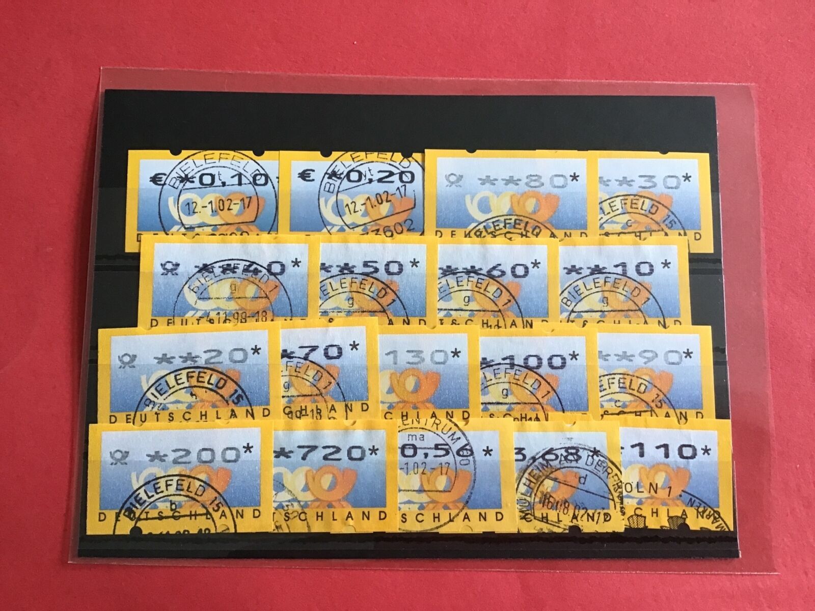 German Vending Machine Stamps Labels Stamps R39263 | Worldwide - Other ...