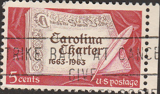 # 1230 Used Carolina Charter | United States, General Issue Stamp ...
