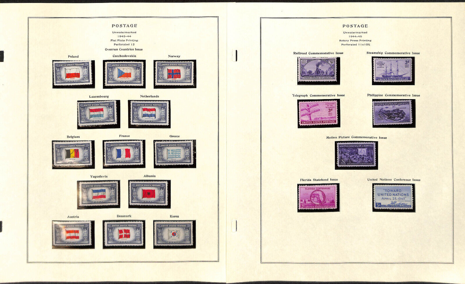 United States Stamp Collection in Scott National Album, 1846-1978 (AI ...