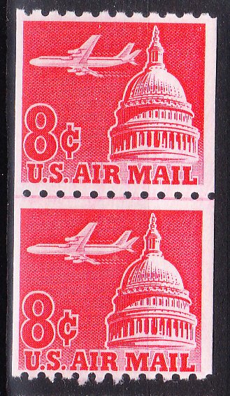 MOstamps - US Scott #C65 (Untagged) Mint OG NH Coil Line Pair - Lot ...