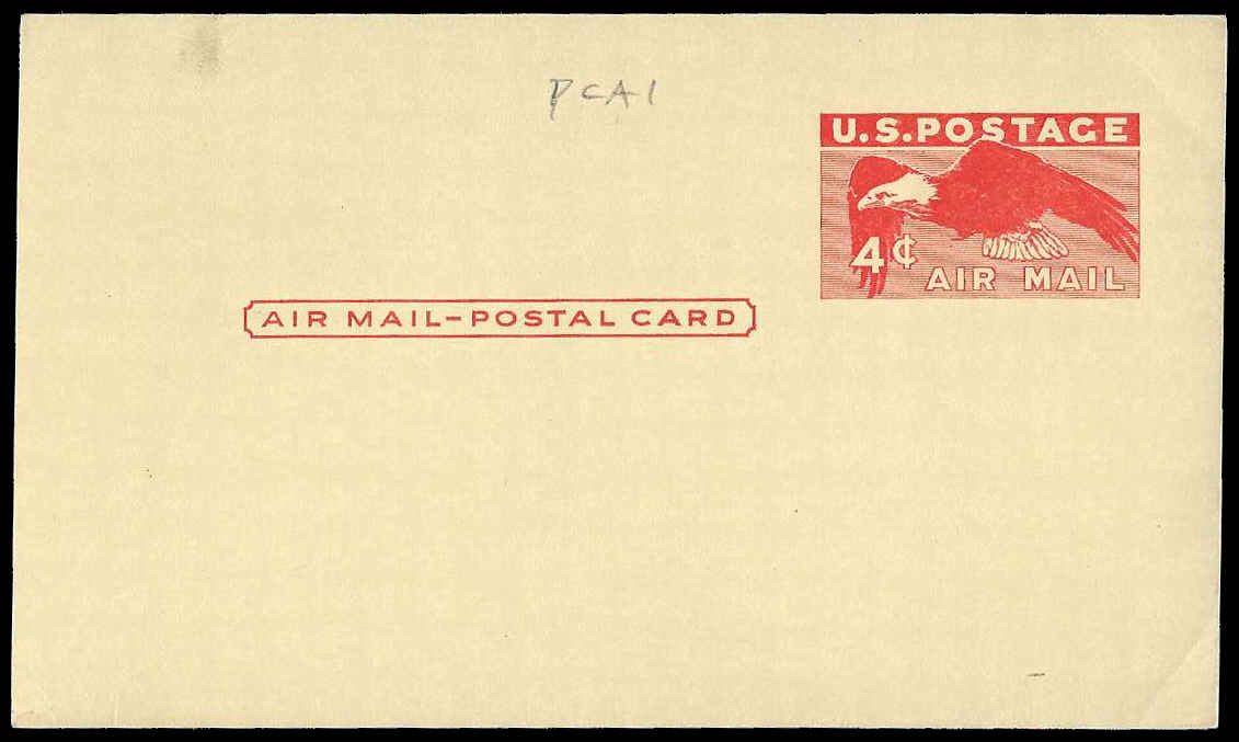 PCBstamps US UXC1 4c Eagle in Flight, Postal Card, unused, (1) | United ...