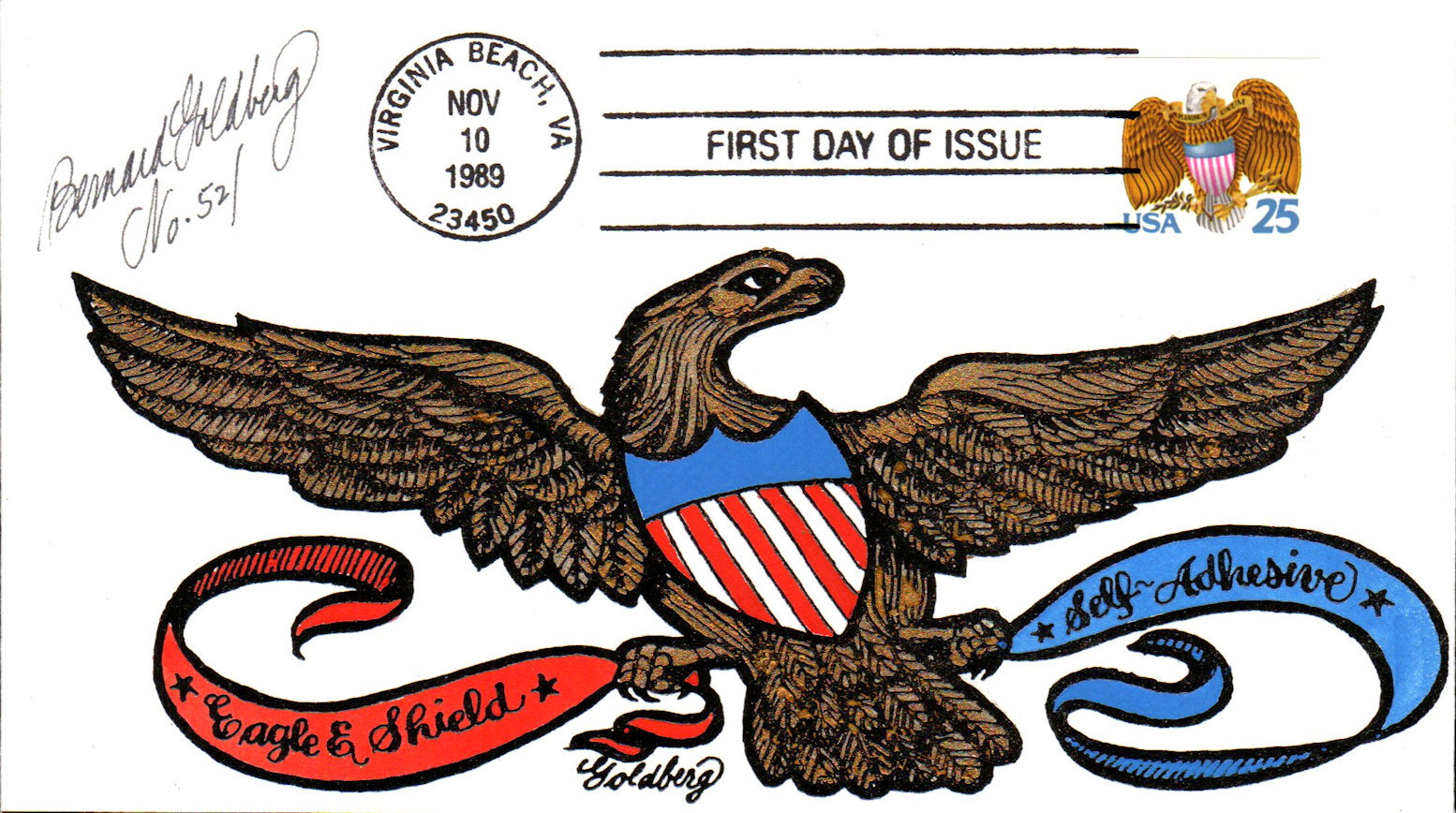 #2431 Eagle and Shield Goldberg FDC | United States, General Issue ...