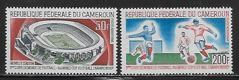 Cameroun C77-C78 1966 World Cup Soccer set MNH | Africa - Cameroun, Air ...