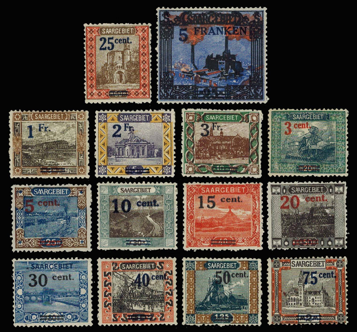 Saar Scott 85-98 Unused hinged. | Europe - Germany & Colonies - German ...