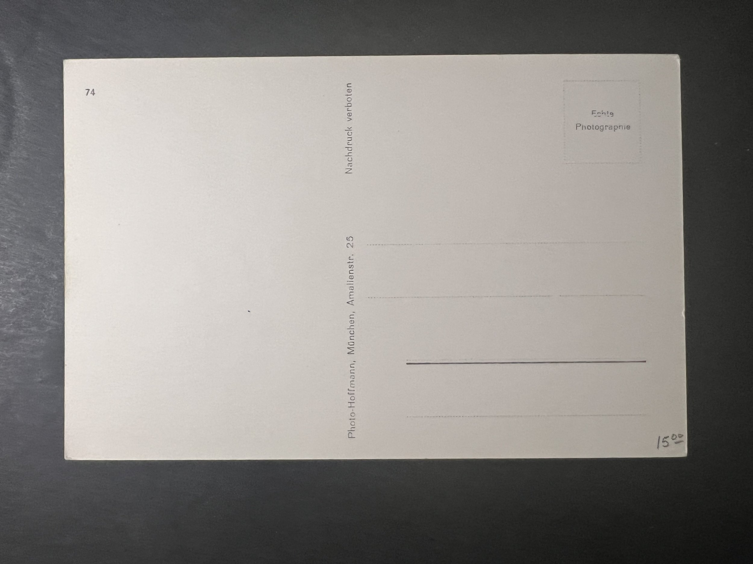 Mint Nazi Germany Postcard RPPC Dr Goebbels Portrait Photo Propaganda ...