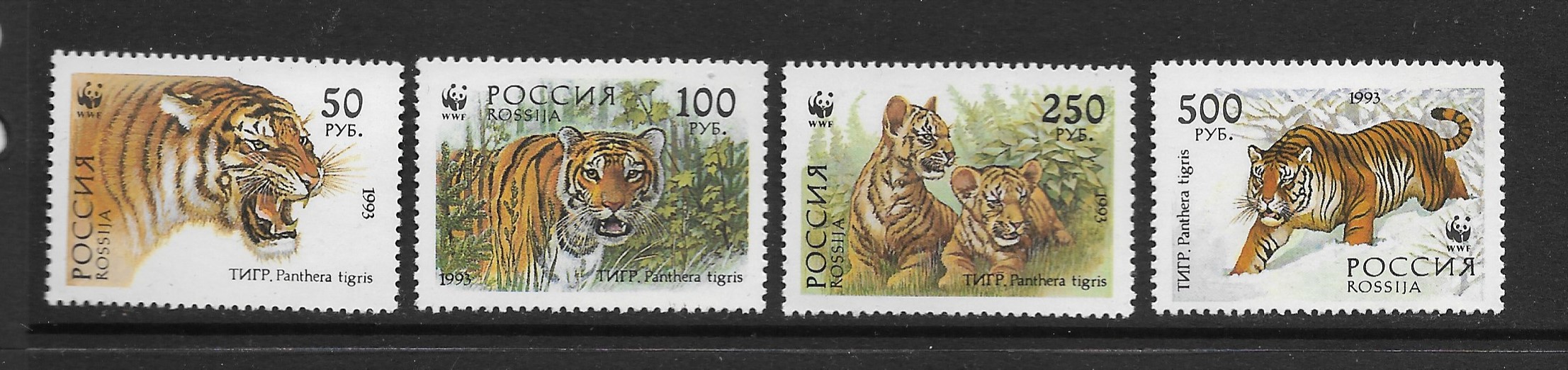 Tigers - Russia #6178-81 WWF MNH | Europe - Russia & Soviet Union ...