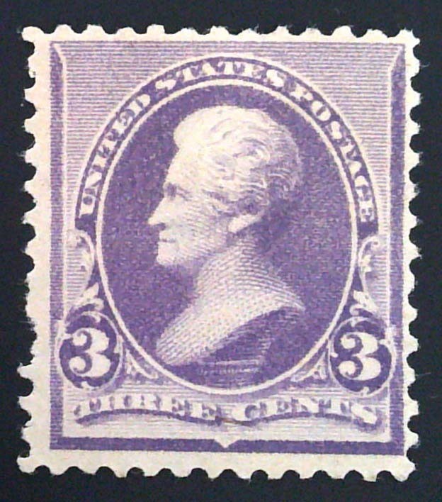 US Scott #221 - F/VF -NG - 3c Jefferson - Purple - Thin - 1890 | United ... US Scott #221 - F/VF -NG - 3c Jefferson - Purple - Thin - 1890 | United ...