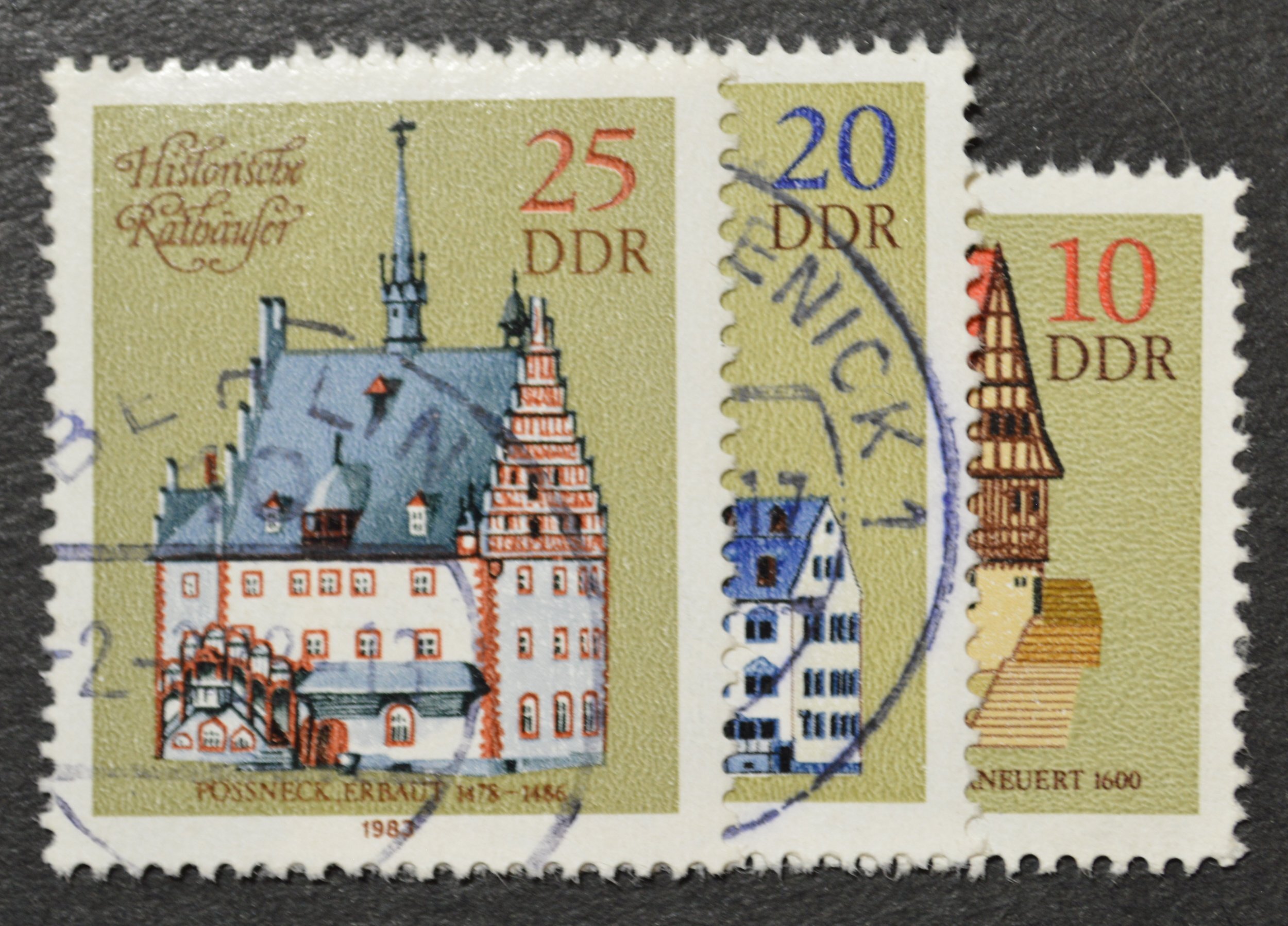 DDR Sc # 2324-2326, VF Used | Europe - Germany & Colonies - Germany DDR, General Issue Stamp ...