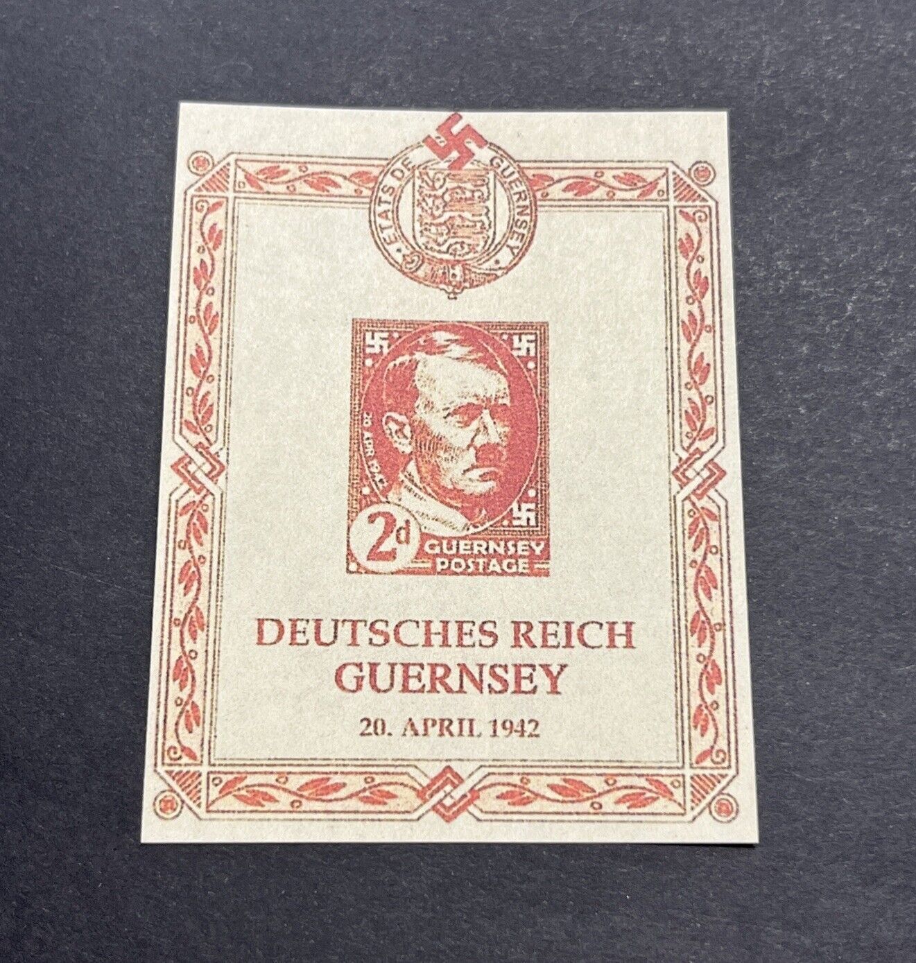 WW2 WWII German Nazi Germany Third Reich Adolf Hitler birthday souv ...