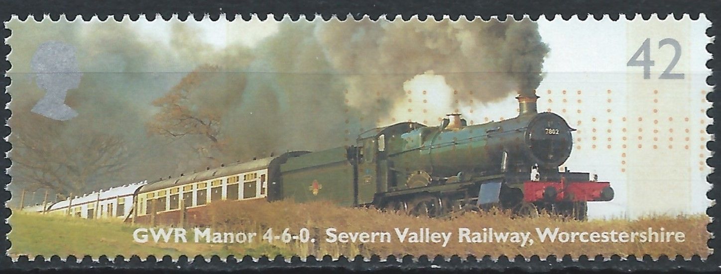 Great Britain 2004 - 42p GWR Manor Class Classic Locomotive - SG2420 ...