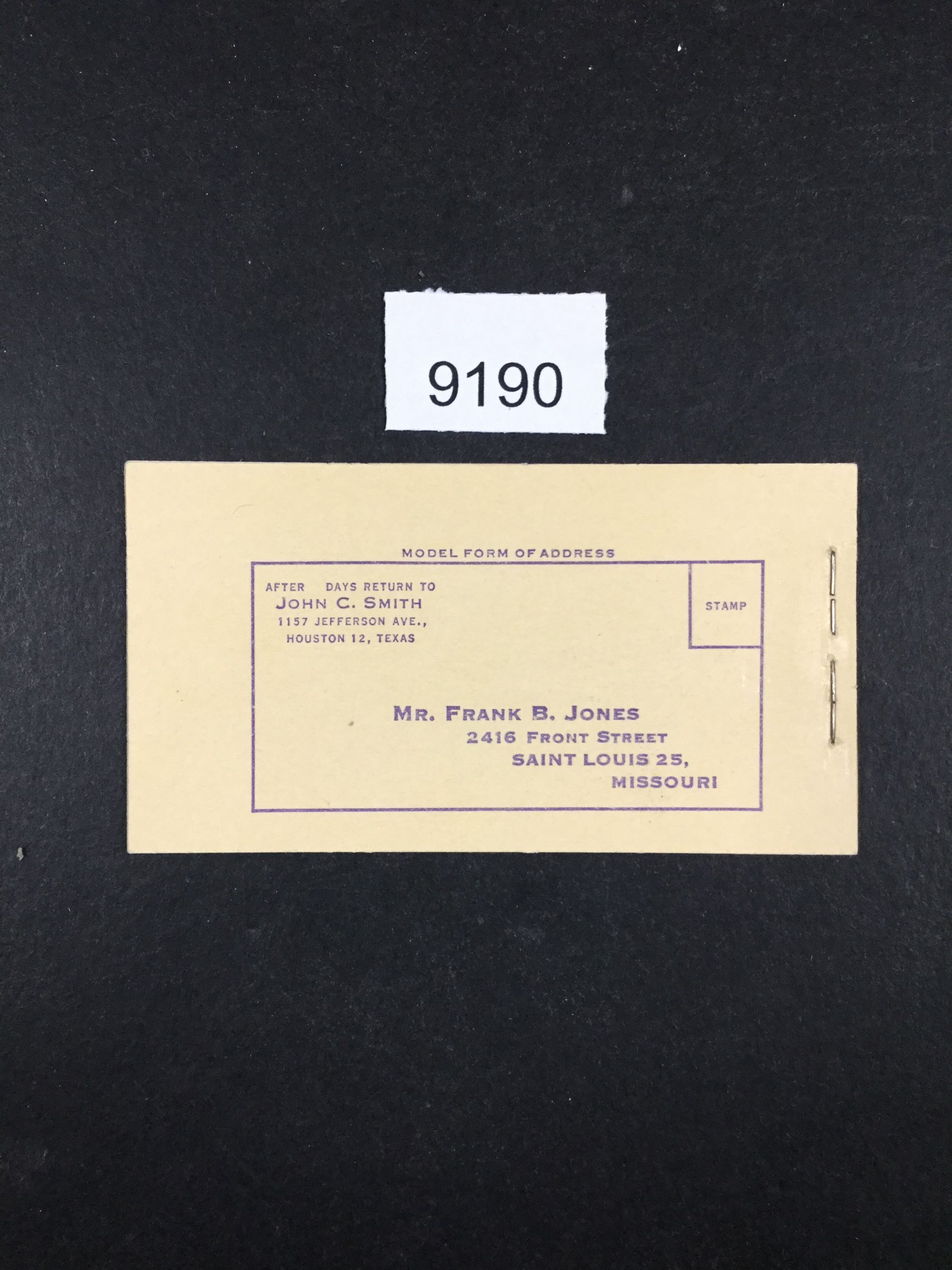 US Stamps # Bk104 Complete Unexploded Booklet $19 LOT #C 9190 | United ...