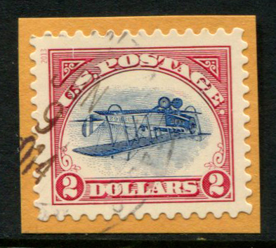 4806a US $2 Inverted Jenny SA, used on paper | United States, General ...