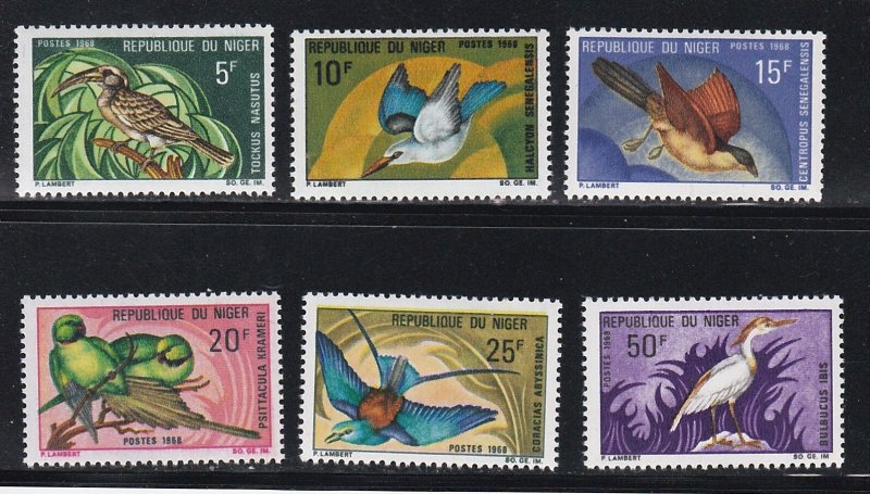 Niger # 207-212, Birds, Mint NH, 1/2 Cat | Africa - Niger, General ...